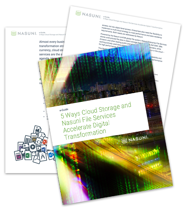 Nasuni 5 Ways Cloud Storage And Nasuni File Services Accelerate